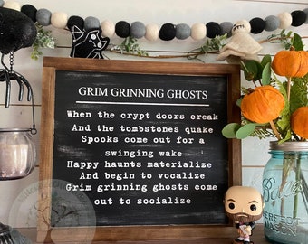 Grim Grinning Ghosts - Etsy