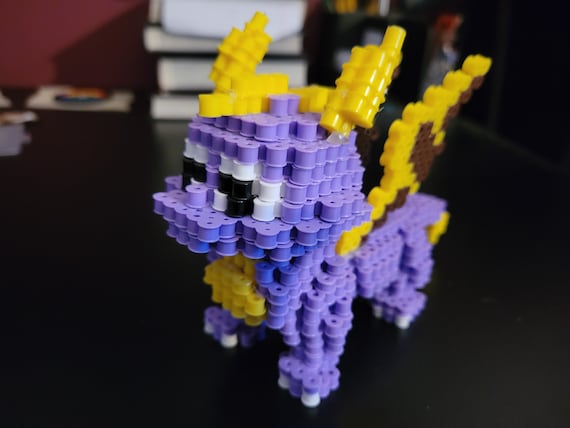 3D Spyro the Dragon Perler | Etsy