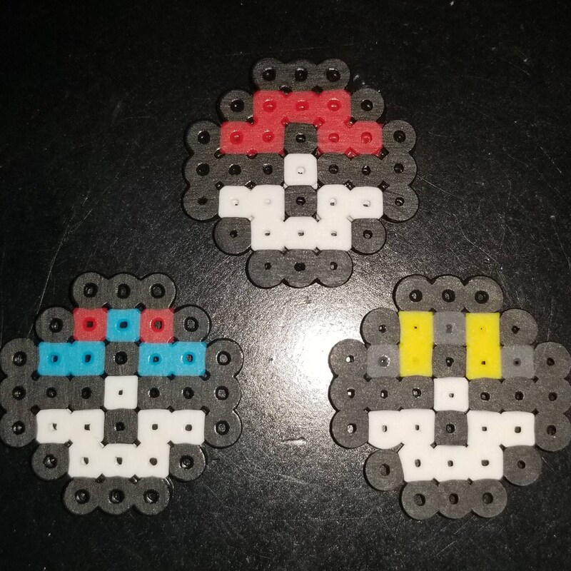 Perler Pokeball - Etsy