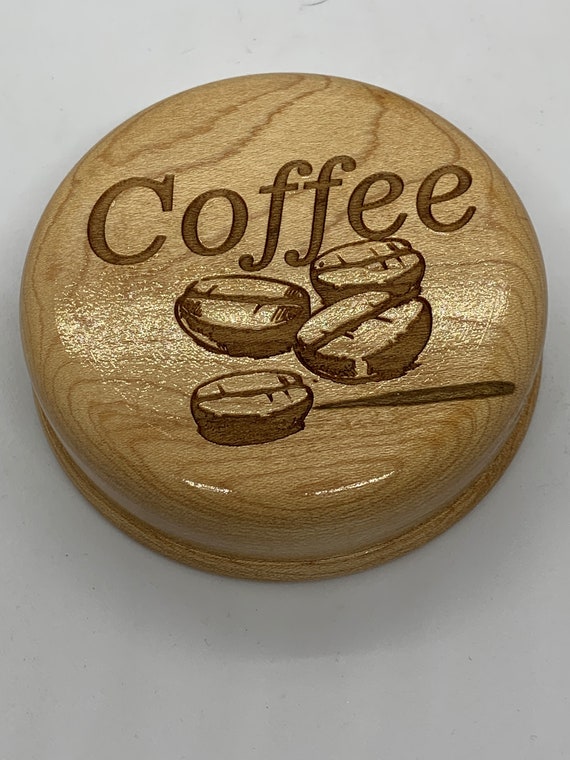 Large Mason Jar Natural Wood Coffee Lids - Etsy