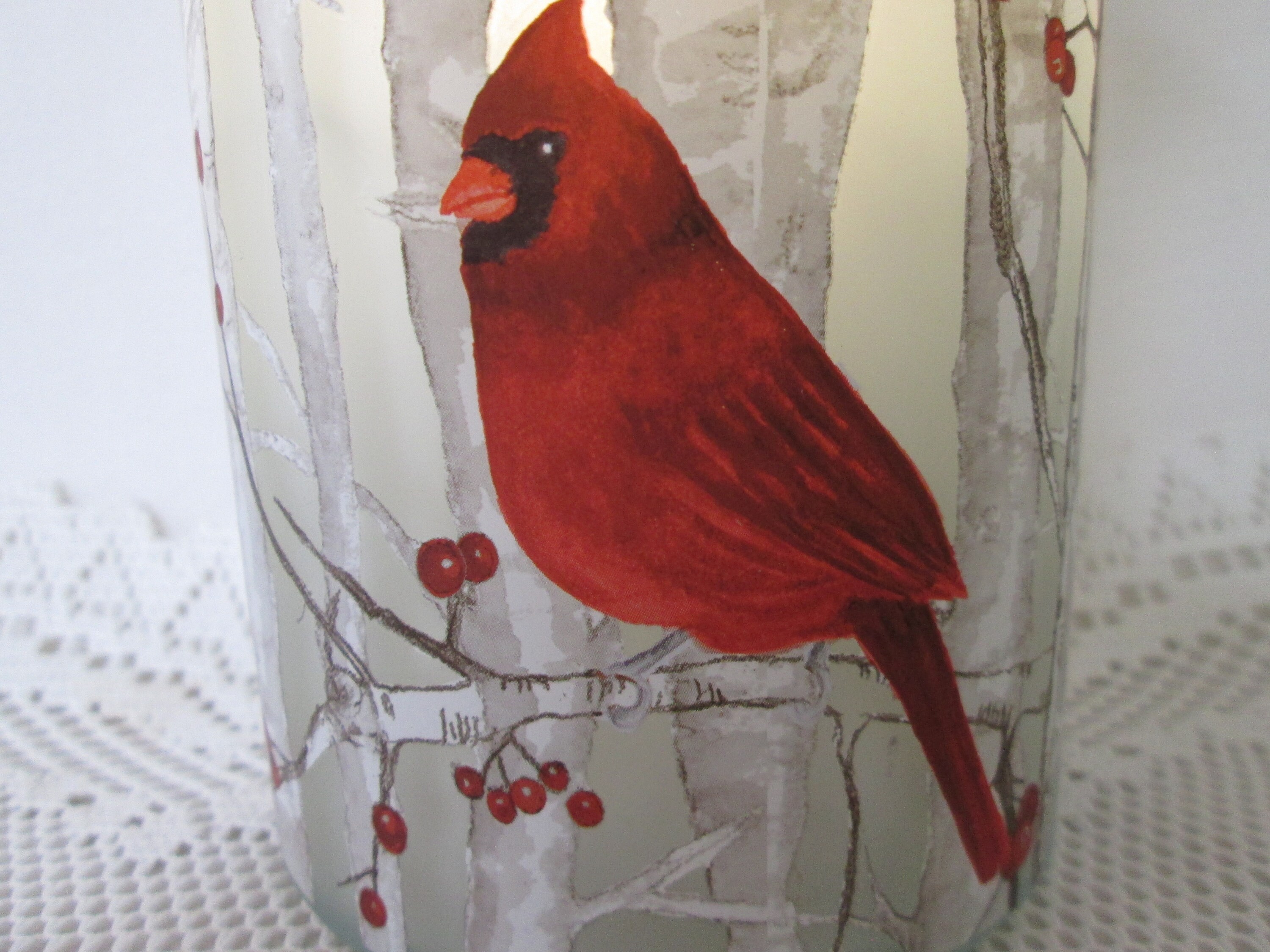 LIGHTED CARDINAL JAR - Etsy
