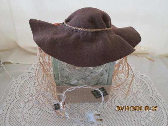 Scarecrow Lighted Glass Block