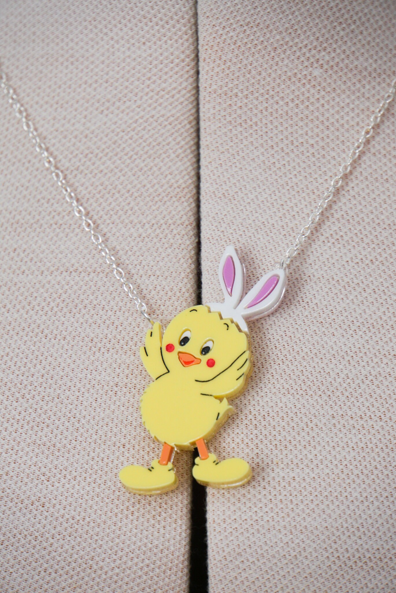 Usapiyo Collar Acrílico Disneyland Vintage Disney Declaración - Etsy España