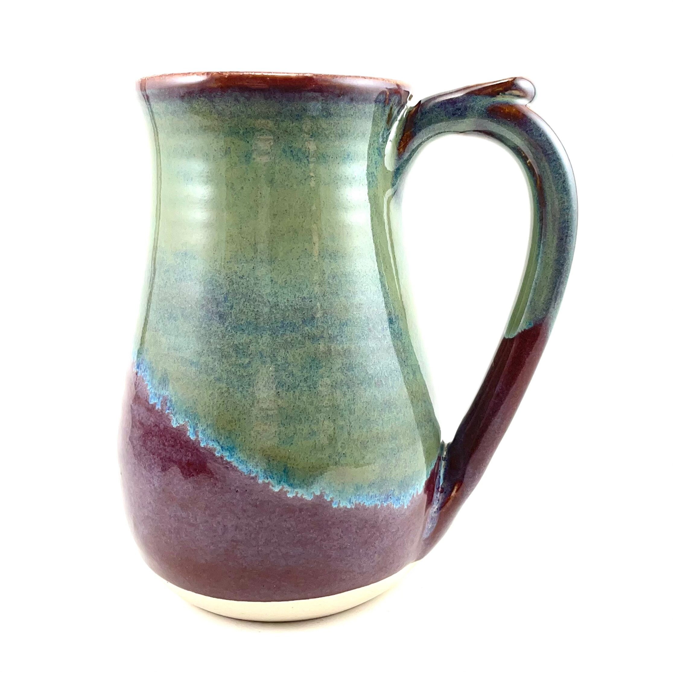 Bewitched Green 15oz Handmade Pottery Mug Handmade Ceramic - Etsy