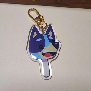 Blue Heeler Popsicle Acrylic Charm Keychain - Etsy