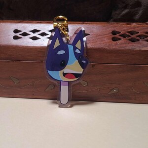 Blue Heeler Popsicle Acrylic Charm Keychain - Etsy