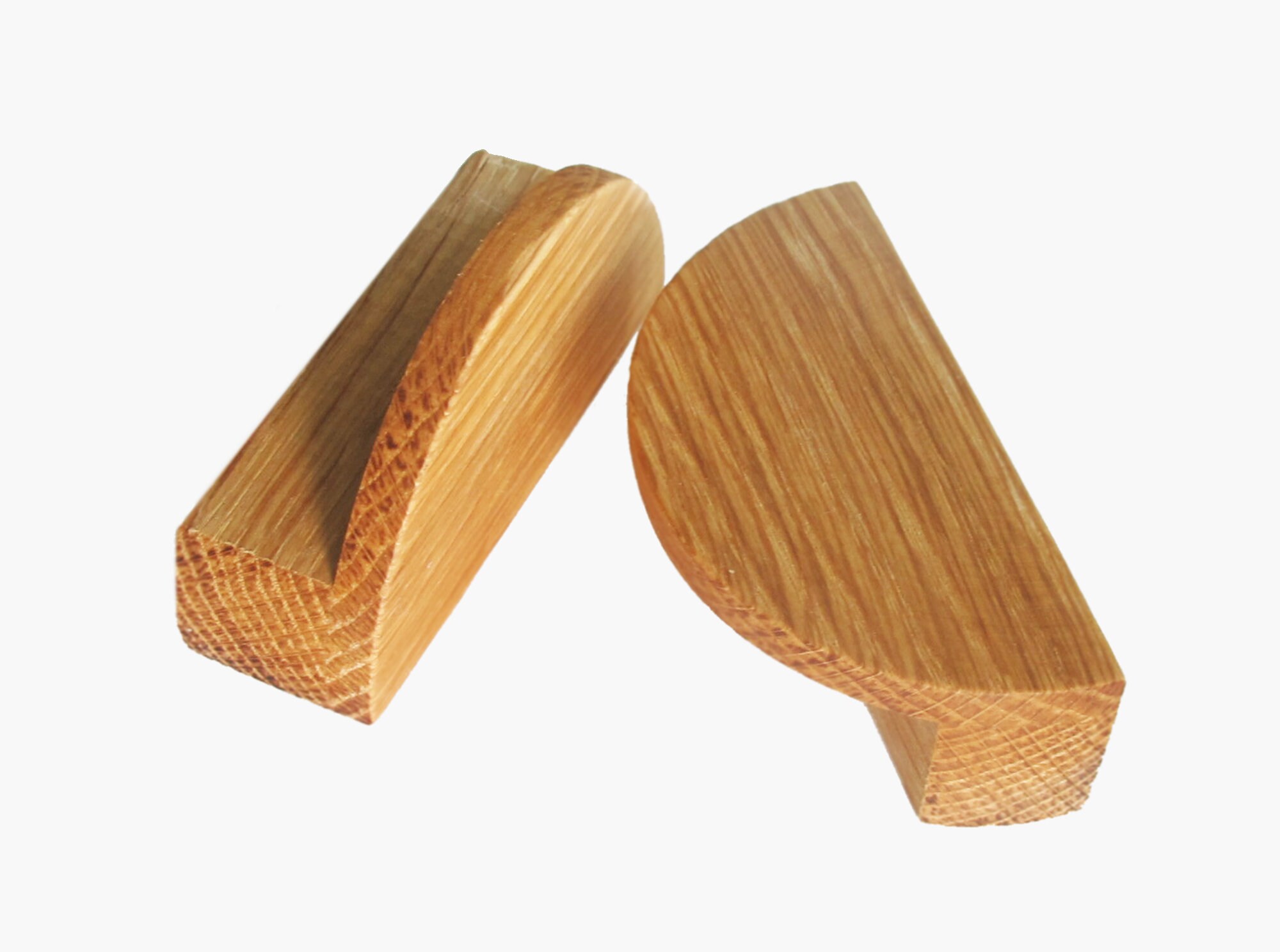 Oak Cabinet Handles, Wooden Semi Circle Knobs 4.7 In - Etsy