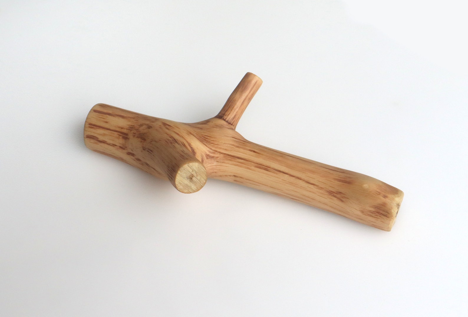 Unique Oak Branch Hook Large Wood Coat Hook Wooden Wall - Etsy