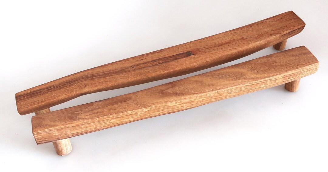 Large Wooden Rustic Door Pull, Oak Wood Door Handle - Etsy