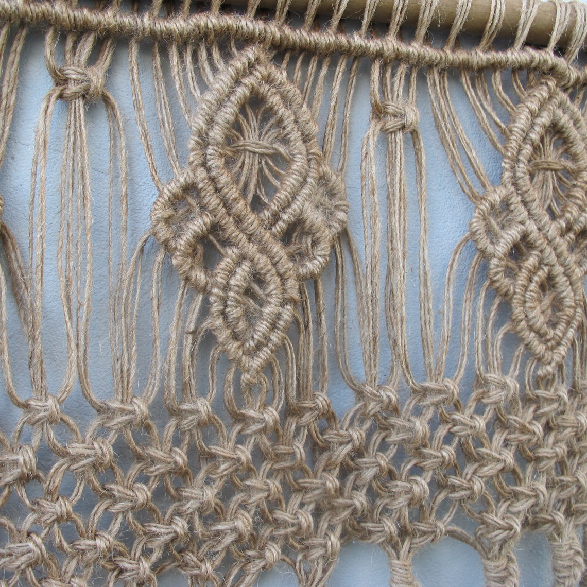 Rustic Macrame Wall Hanging Jute Wall Hanging Boho Decor - Etsy