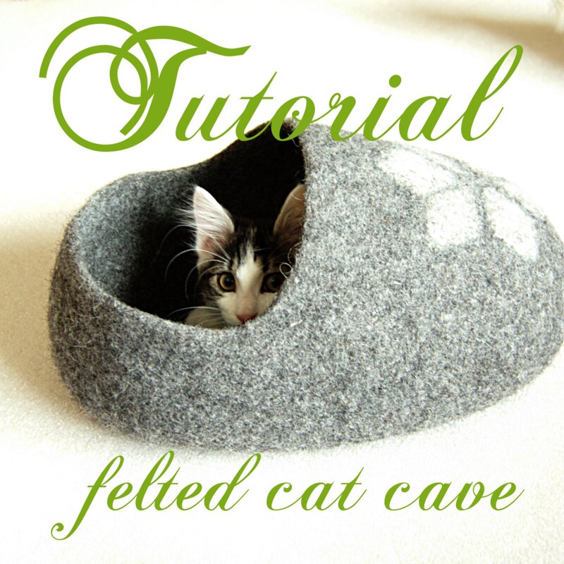 Felted Cat Cave Pattern - Etsy