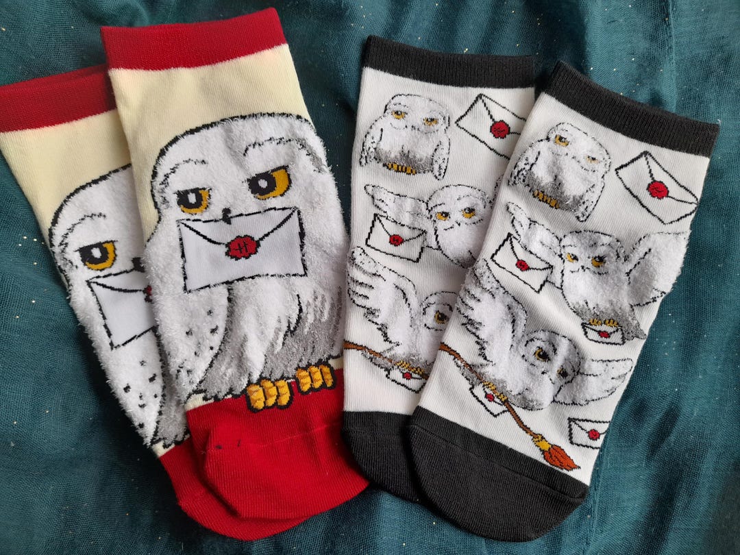 Harry Potter Hedwig Owl Socks - Etsy