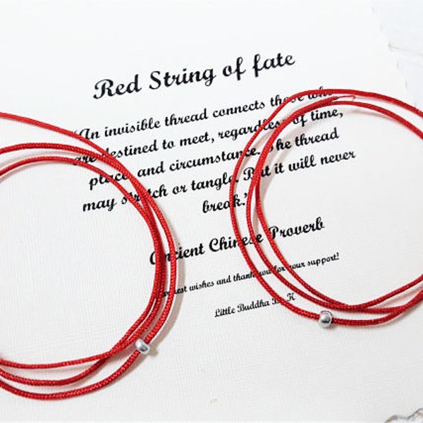 Red String - Etsy