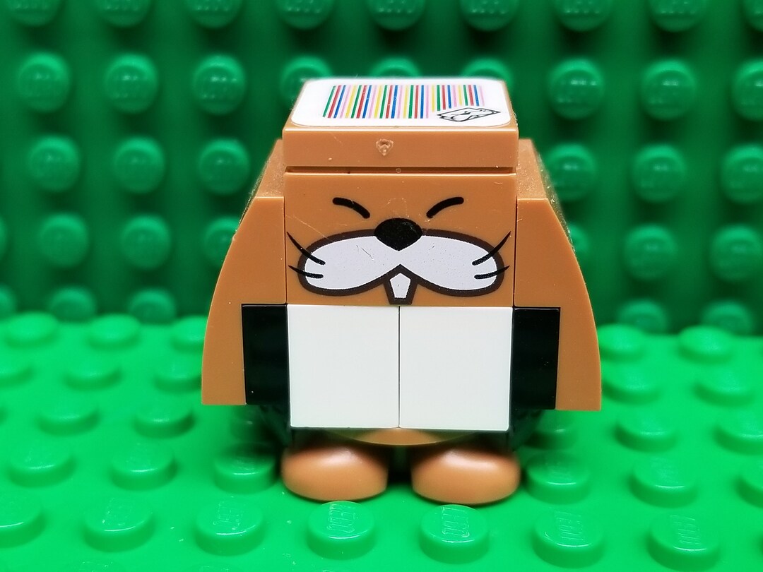 LEGO® Super Mario Monty Mole Minifigure, LEGO® Minifig, LEGO® People - Etsy