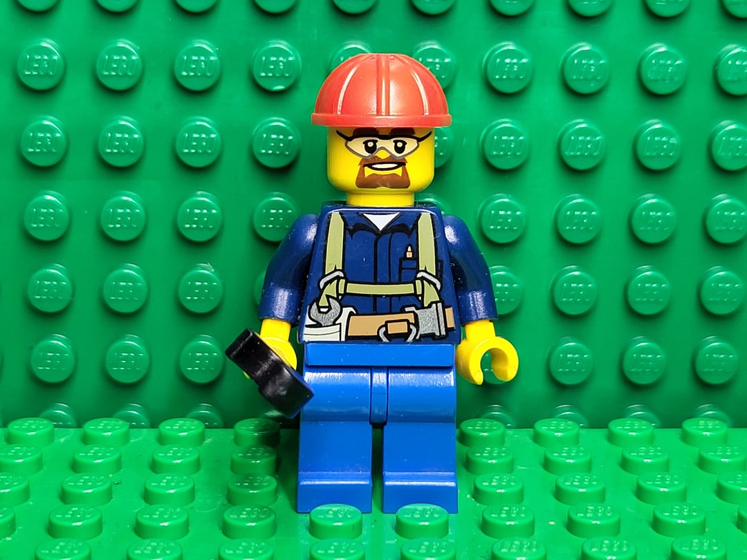 LEGO® City Construction Guy Foreman Engineer, LEGO® Minifigure, LEGO ...