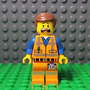 LEGO® Movie Emmet With Closed Mouth Grin and Scared Face, LEGO ...