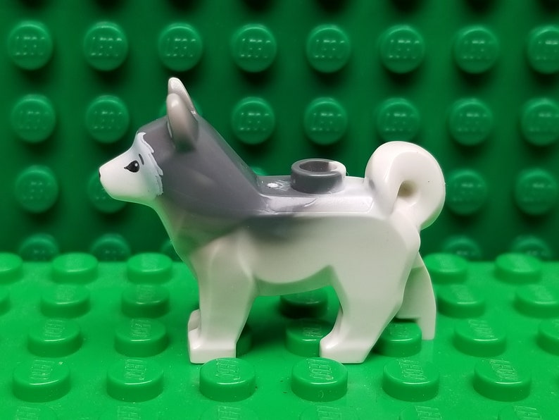 LEGO® Animals Husky Dog Minifigure Minifig | Etsy