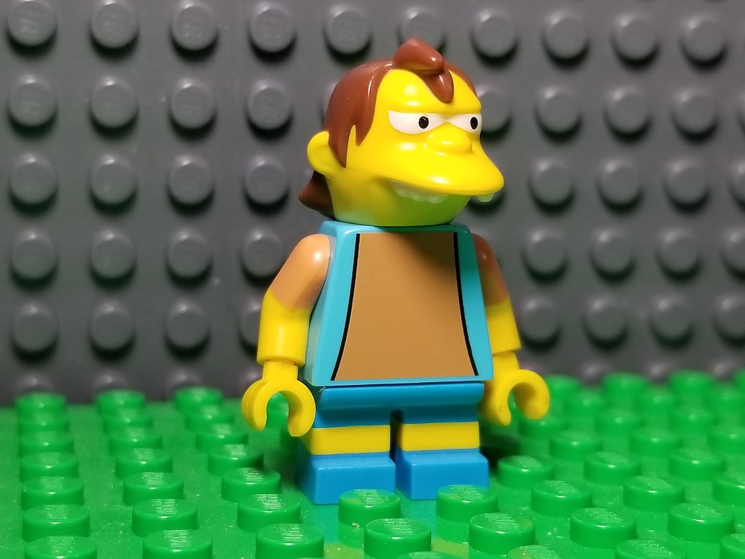 LEGO® the Simpsons Nelson Muntz Rare, LEGO® Minifigure, LEGO® Minifig ...
