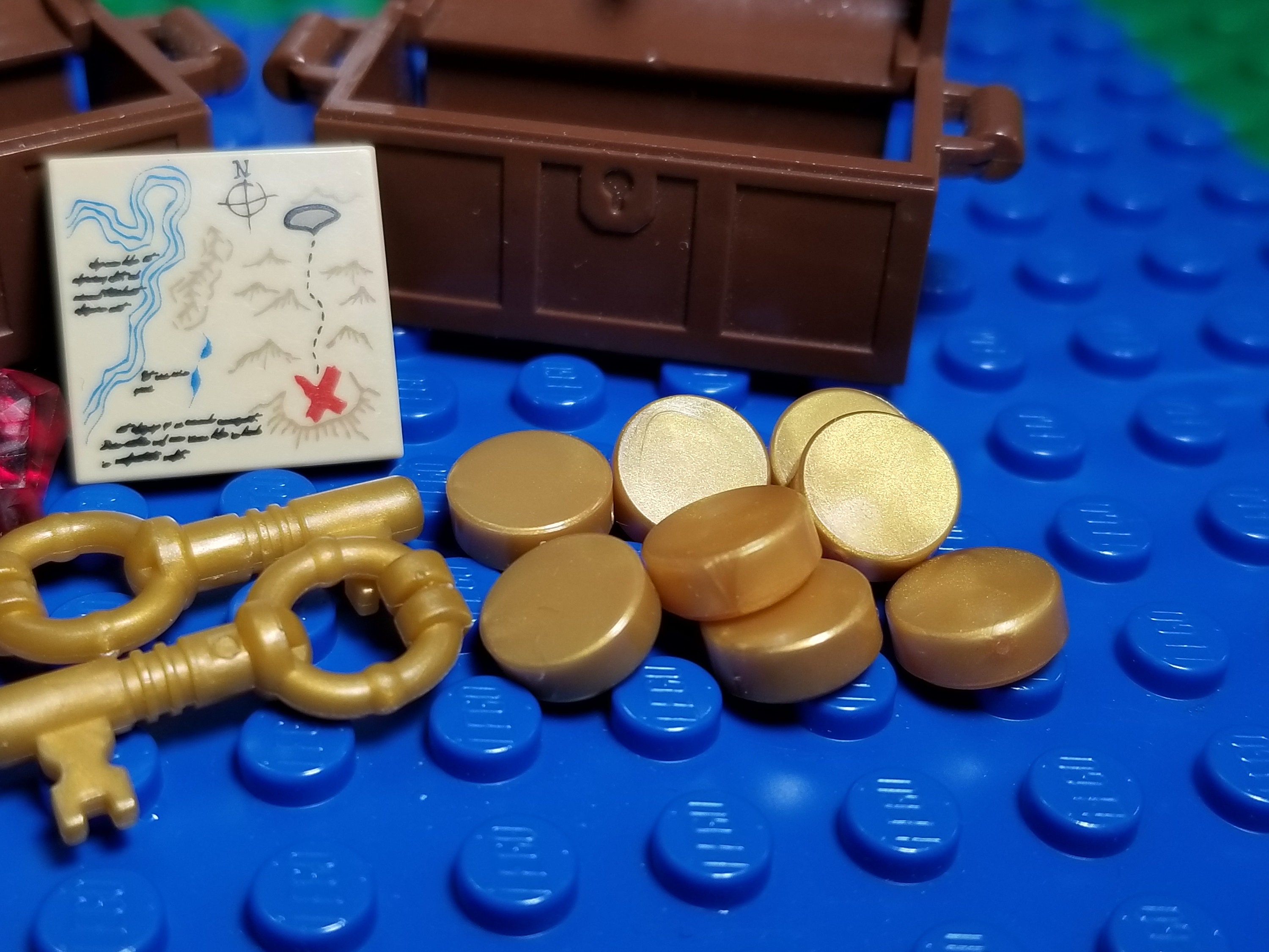 LEGO® Pirate Treasure Bulk Pack, Pirate Chest, Diamond, Emerald, Ruby ...