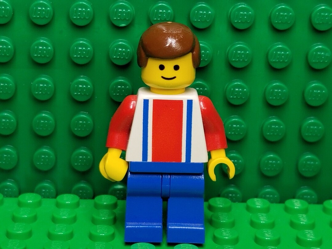 LEGO® Sports Soccer Soccer Player Red White and Blue Torso on - Etsy