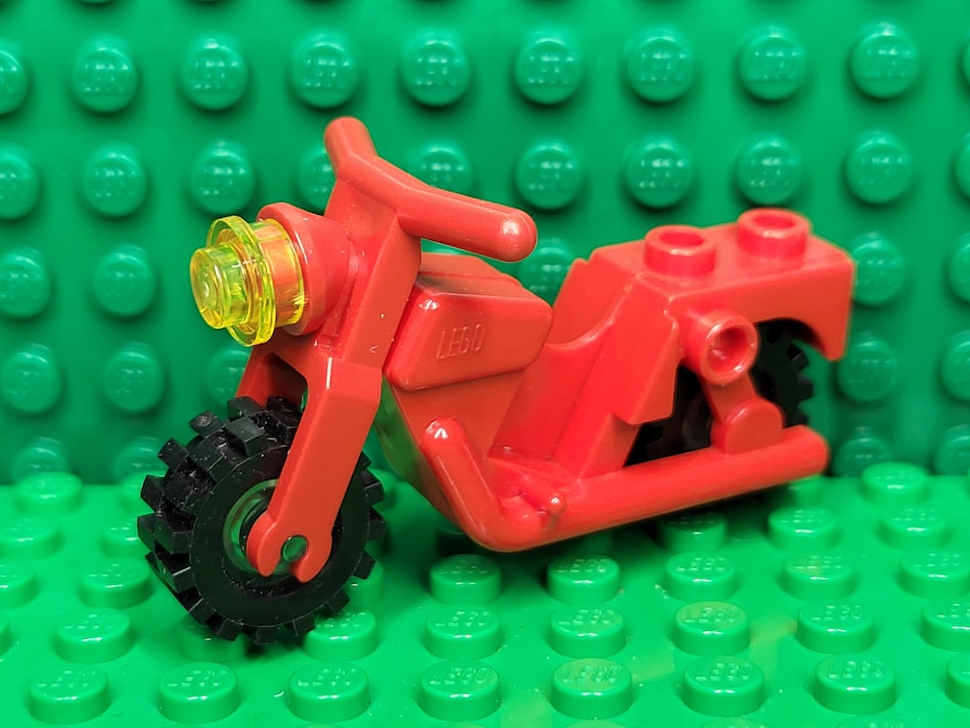 LEGO® Classic City Dirt Bike Motorcycle Red, LEGO® Minifigure, LEGO ...