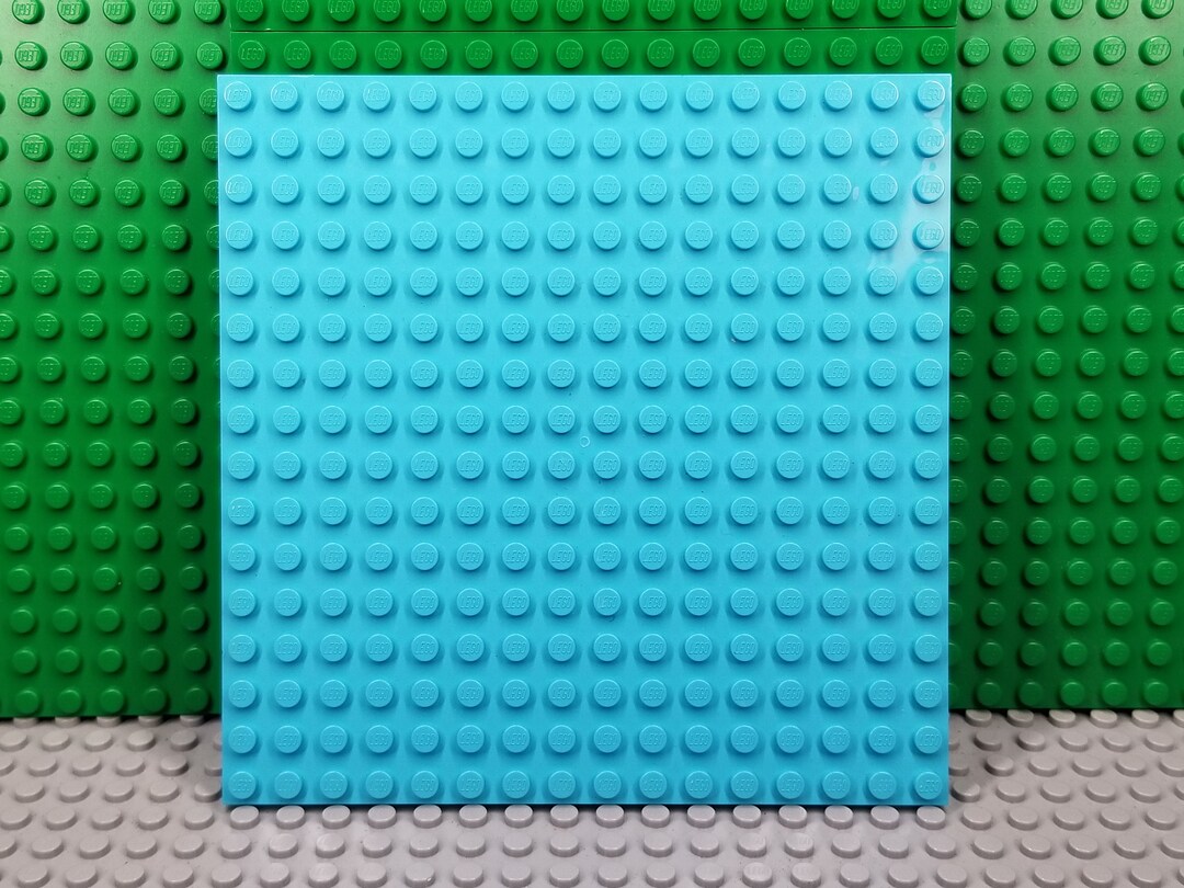 LEGO® Plate 16x16 Stud Medium Azure Plate 5inch Builder - Etsy