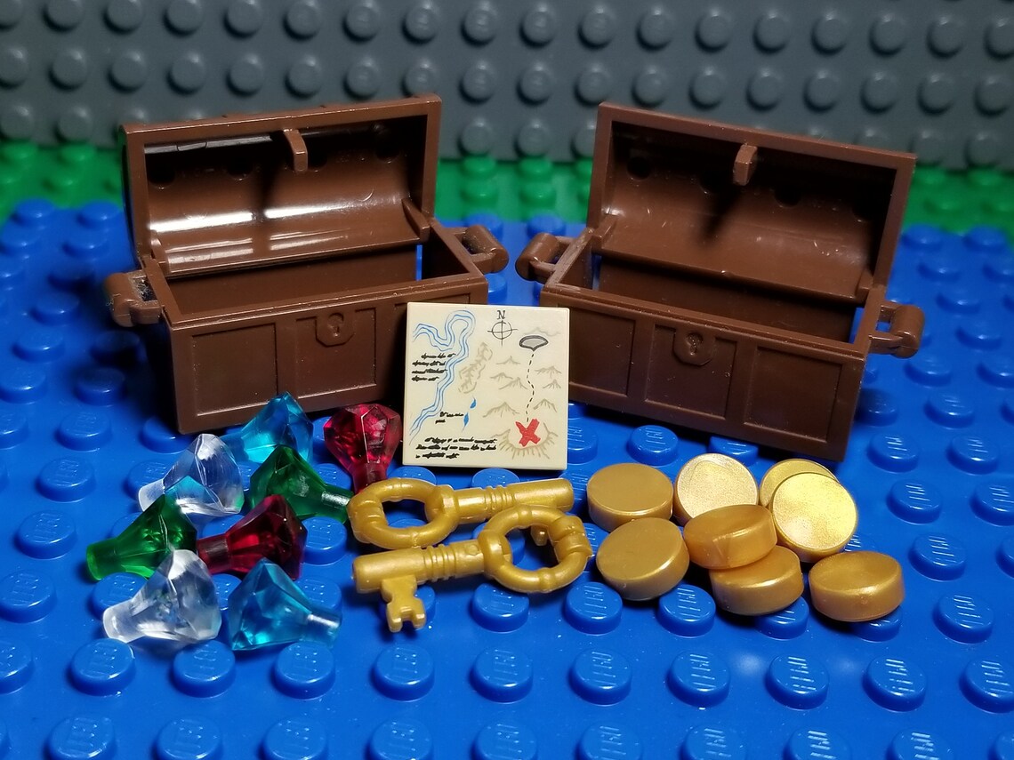 LEGO® Pirate Treasure Bulk Pack Pirate Chest Diamond - Etsy
