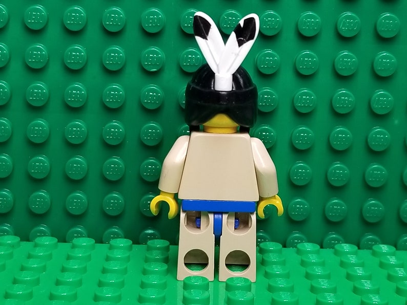 LEGO® Western Indians Legoindian Tan Shirt With Feather Rare - Etsy