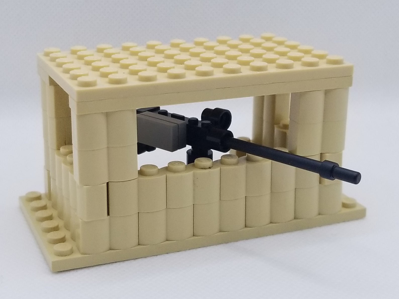 LEGO® Custom Military Sandbag Bunker with Heavy Machine Gun | Etsy