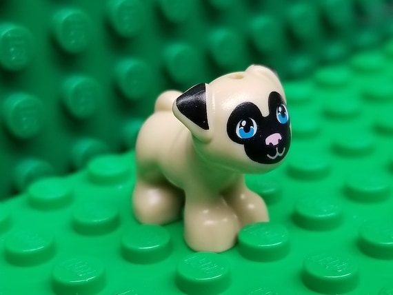 LEGO® Animals Dog Pug Minifigure Minifig - Etsy