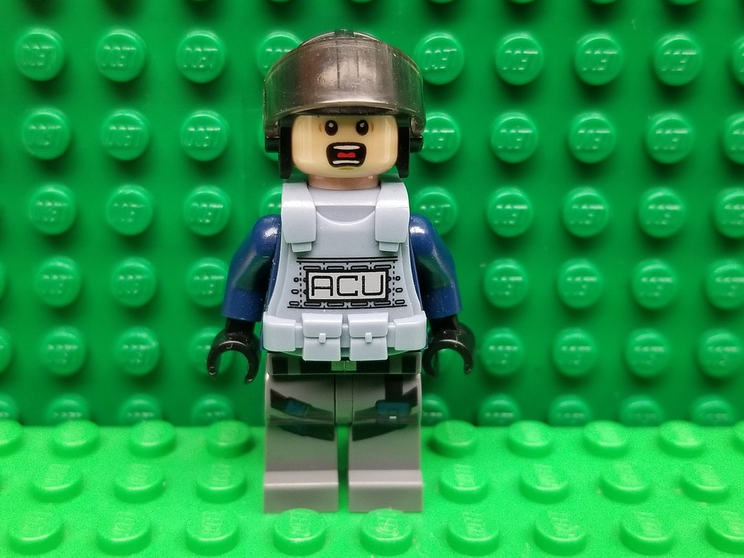LEGO® Jurassic World ACU Trooper With Vest and Helmet LEGO® - Etsy