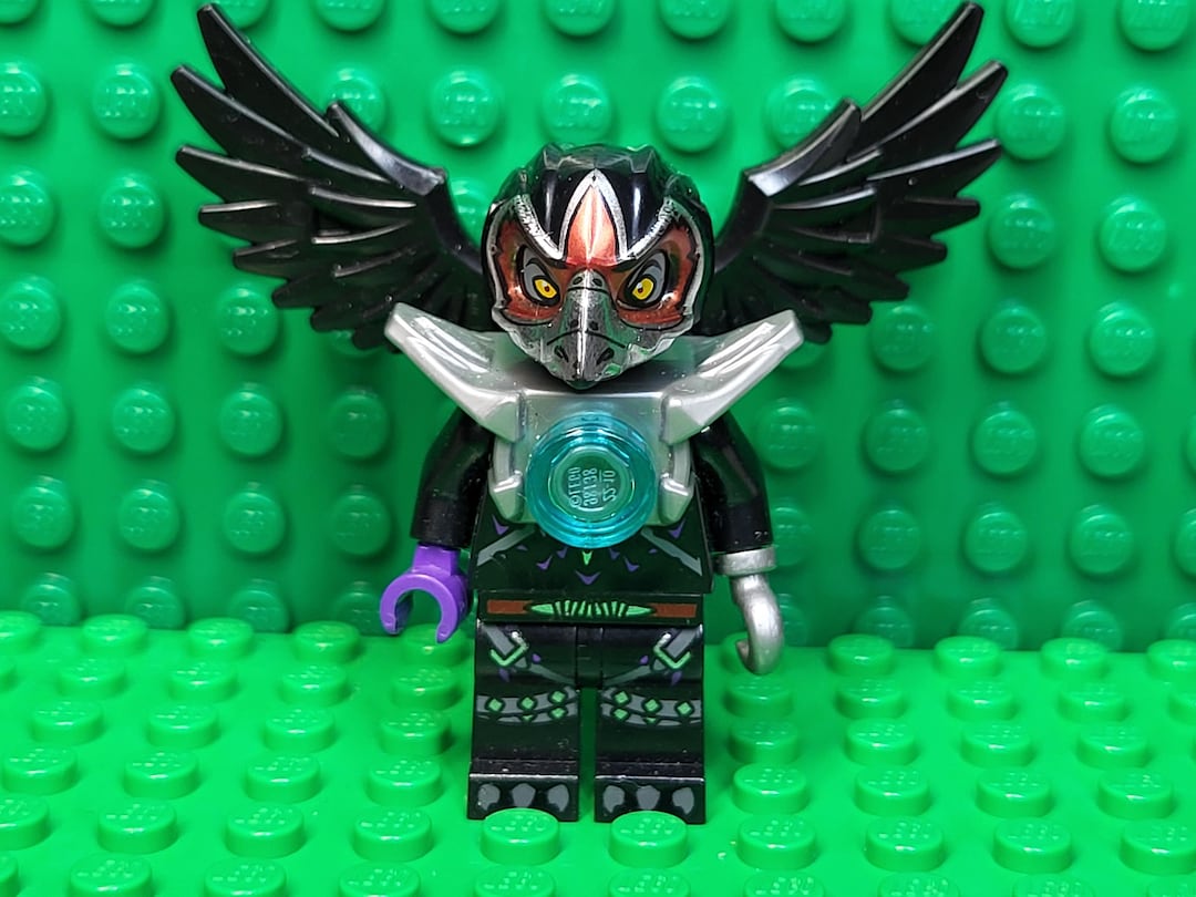 LEGO® Legends of Chima Razar in Flat Silver Armor With Black Wings ...