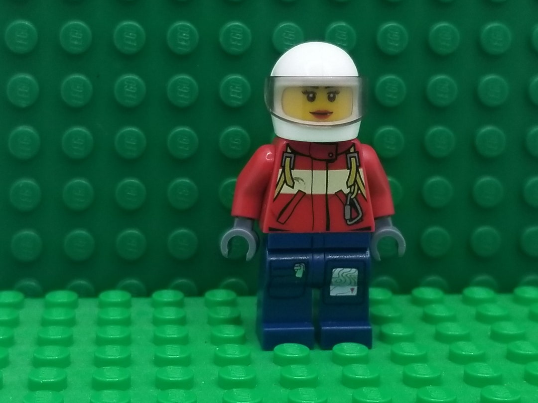 LEGO® Town City Airport Coast Guard Pilot Female, LEGO® Minifigure ...