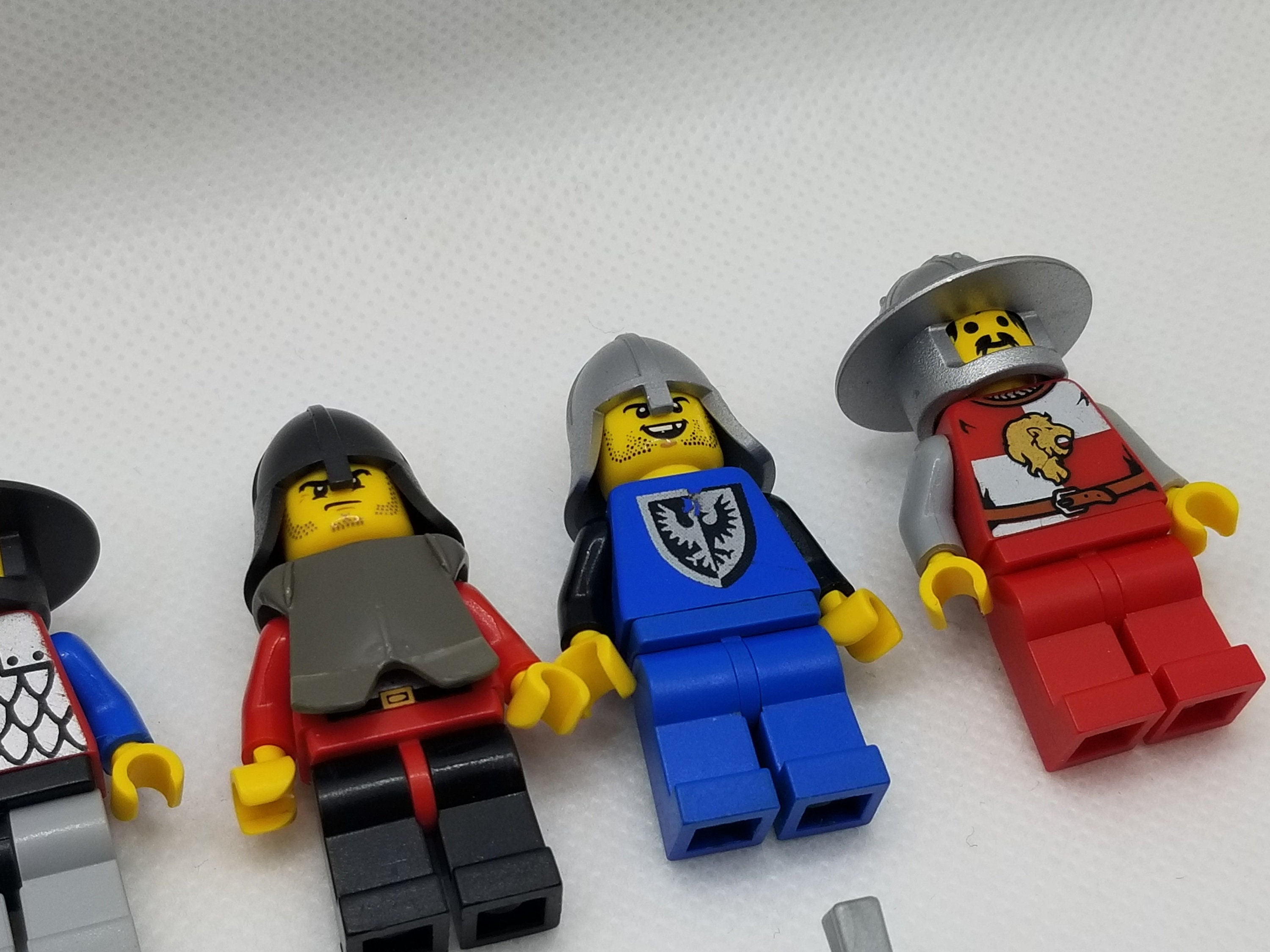 Lego Medieval Castle Fantasy Warrior Guard With Helmets and | Etsy