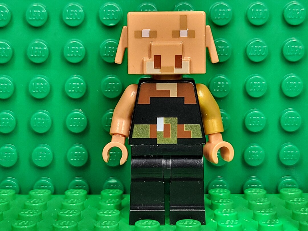LEGO® Minecraft Piglin Brute, Minifigure, LEGO® Minifig, LEGO® People ...