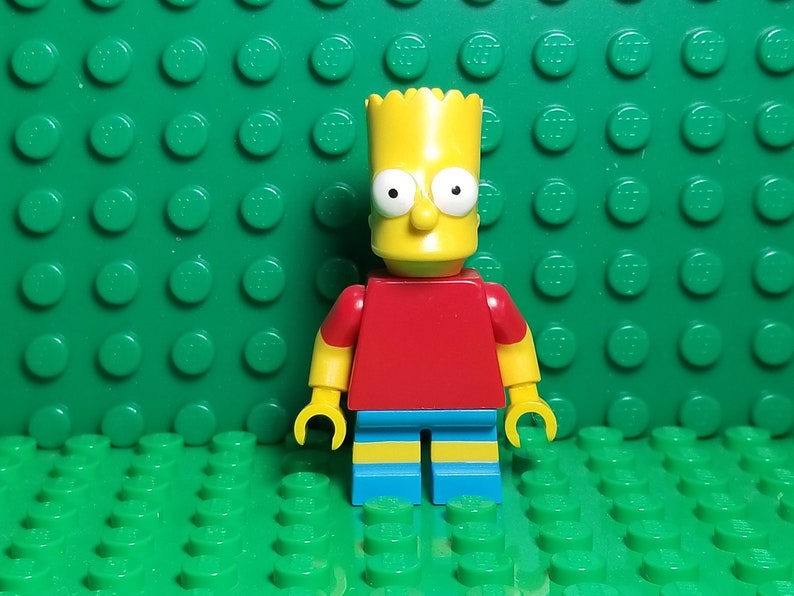LEGO® the Simpsons Bart Simpson LEGO® Minifigure LEGO® - Etsy