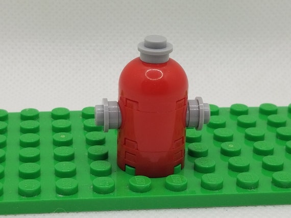 LEGO® Custom Red Fire Hydrant Minifigure Minifig LEGO® | Etsy