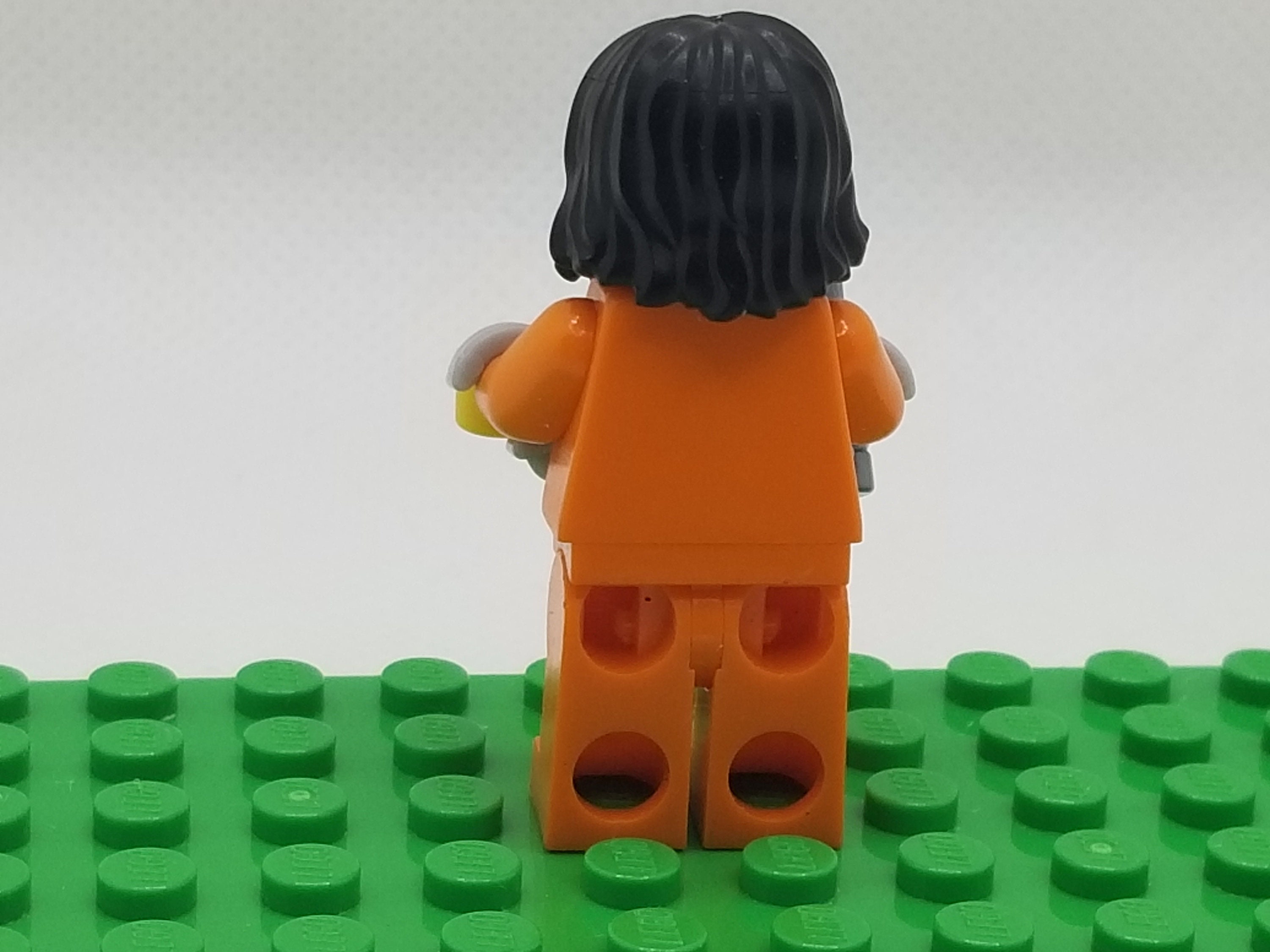 LEGO® Custom Serial Killer Charles Manson in Prison Jumpsuit | Etsy