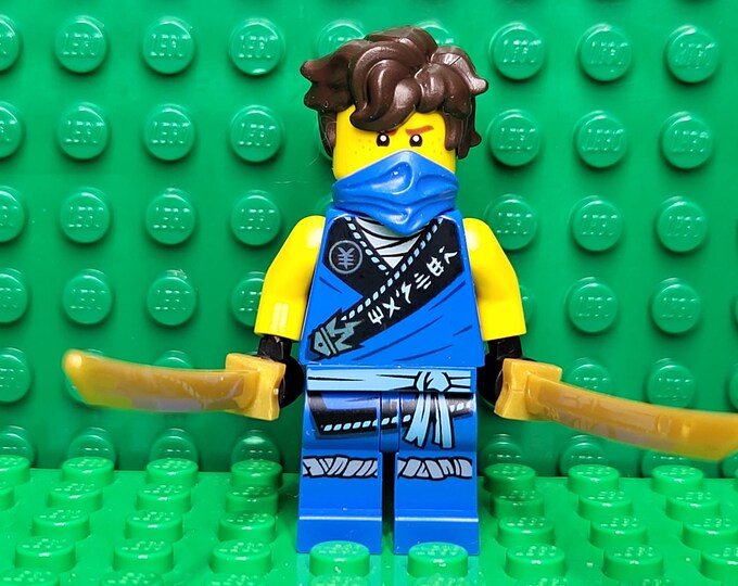 LEGO® Ninjago Legacy Rebooted Jay With Messy Hair and Dual Katana's ...