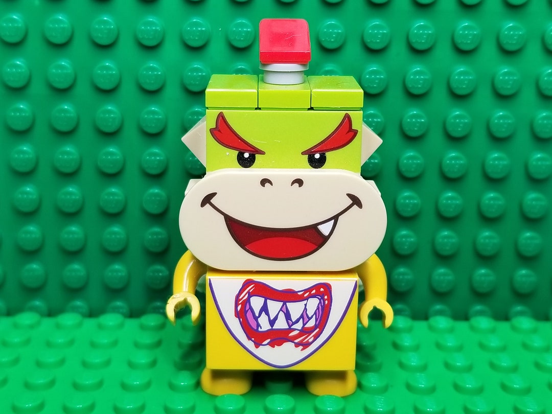 LEGO® Super Mario Bowser Jr Minifigure, LEGO® Minifig, LEGO® People - Etsy