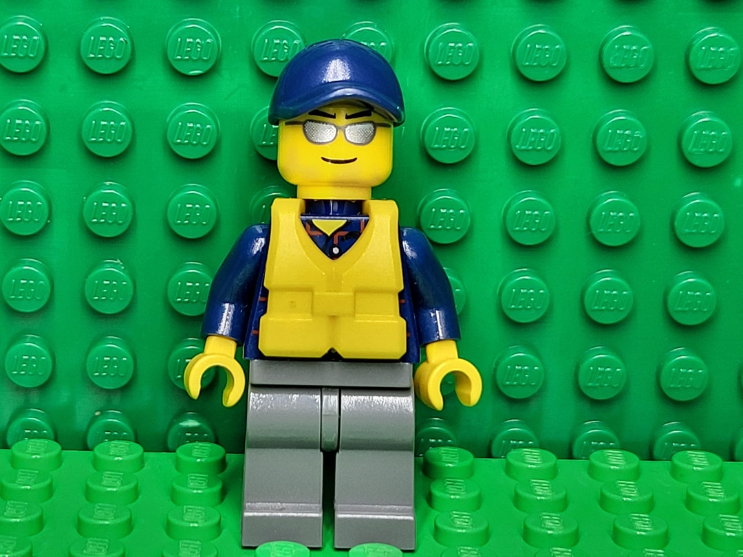 LEGO® Town City Boat Passenger Rafter, LEGO® Minifigure, LEGO® Minifig ...