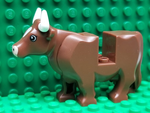 LEGO® Animal Cow With Pink Muzzle and White Spot on Head With - Etsy