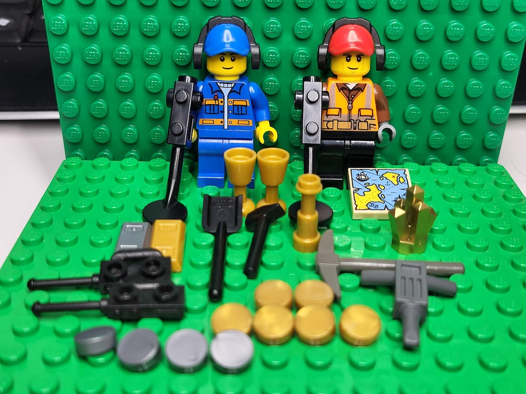Custom City Town Metal Detectors With Treasure Genuine LEGO® - Etsy