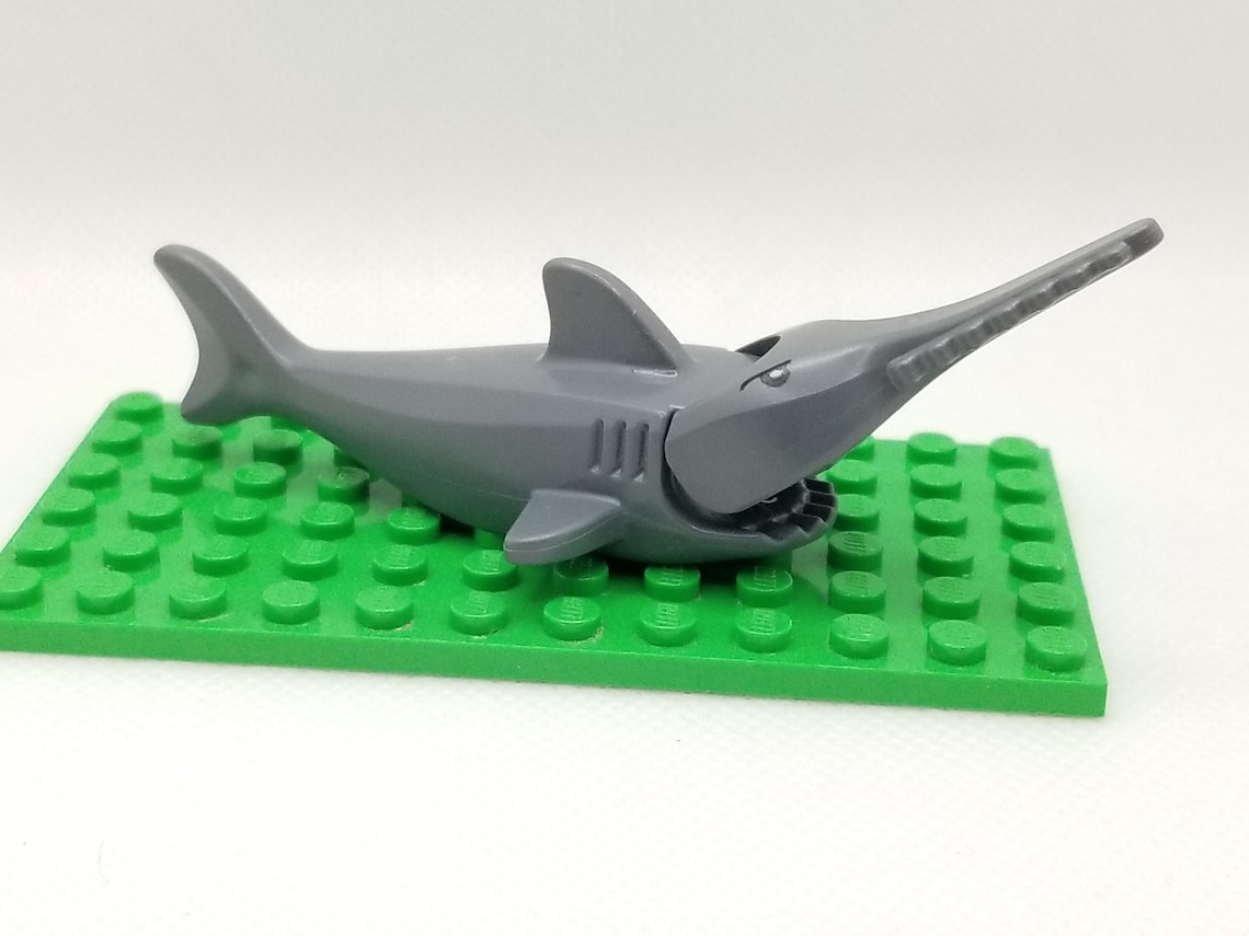 LEGO® Animals Sawfish Shark Minifigure Minifig LEGO® - Etsy