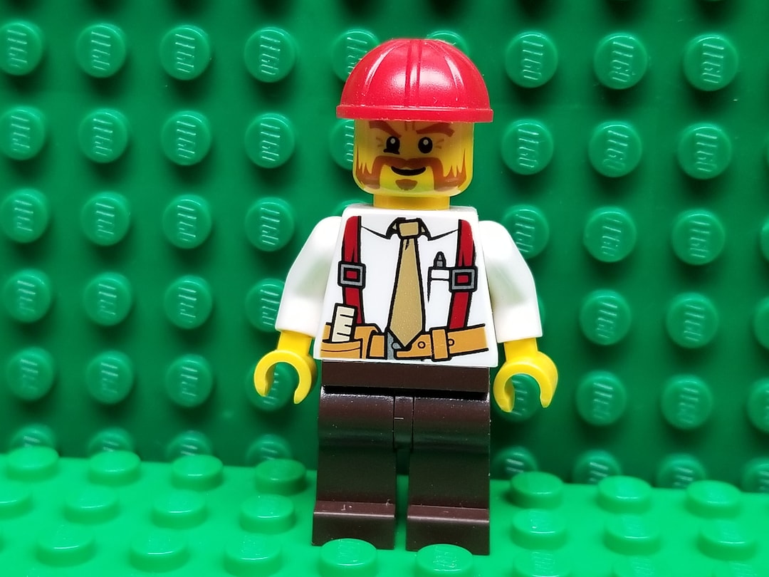 LEGO® City Construction Guy Foreman Engineer, LEGO® Minifigure, LEGO ...