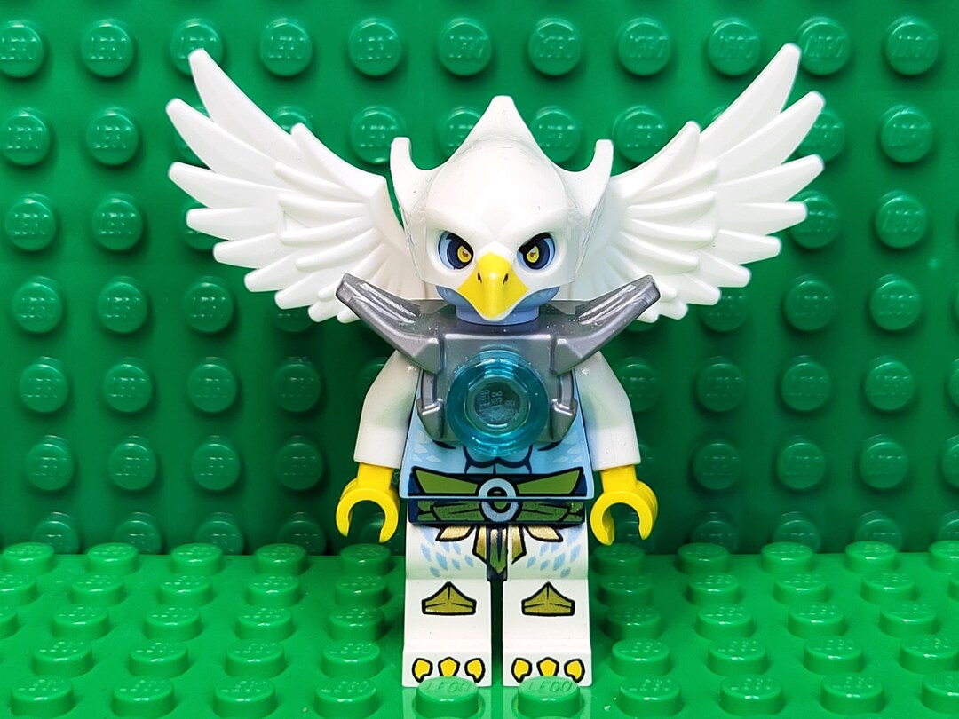 LEGO® Legends of Chima Ewar With Silver Armor and White Wings, LEGO ...