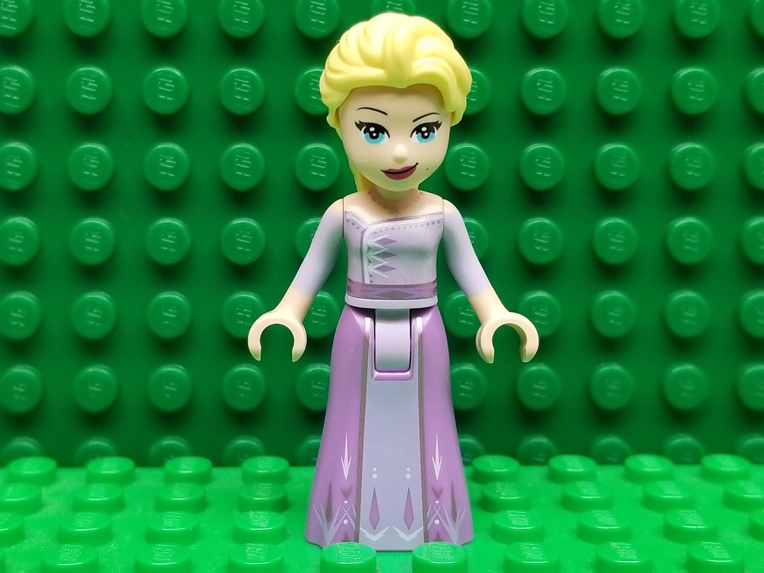 LEGO® Disney Frozen Elsa in Purple Dress, Minifigure, LEGO® Minifig ...