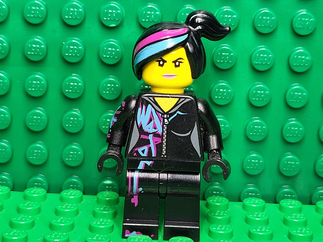 LEGO® Movie Wyldstyle Lucy Serious Face, LEGO® Minifigure, LEGO ...