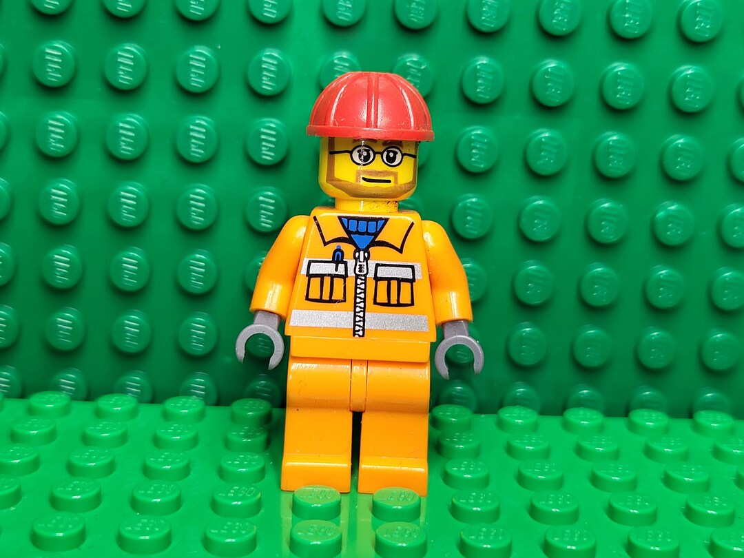 LEGO® City Construction Guy Foreman Engineer, LEGO® Minifigure, LEGO ...