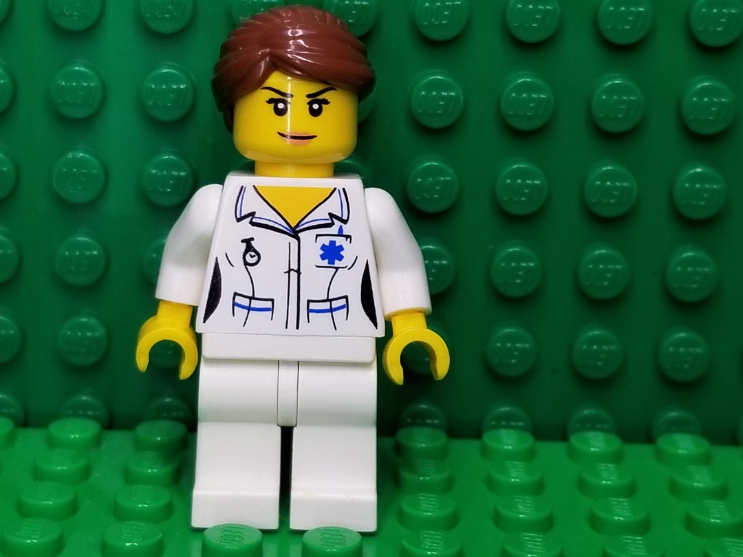 LEGO® City Hospital Medical Doctor Female With EMT Star of Life on ...